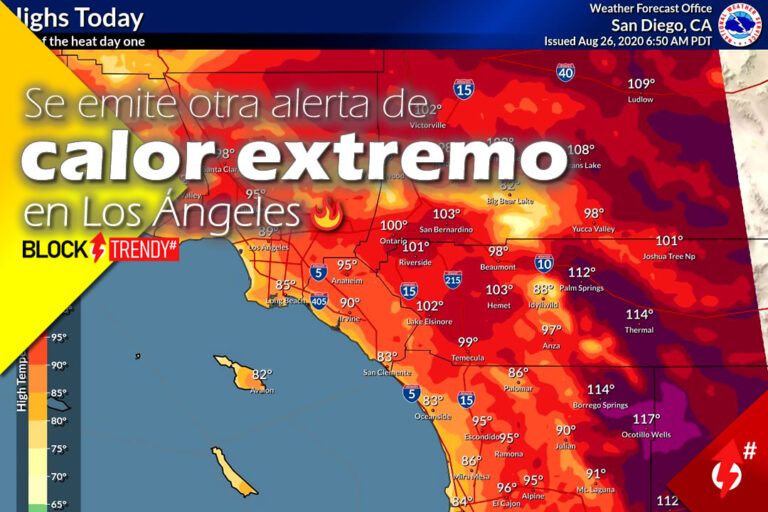 Se emite otra alerta de calor extremo en Los Ángeles 🔥 | BlockTrendy News