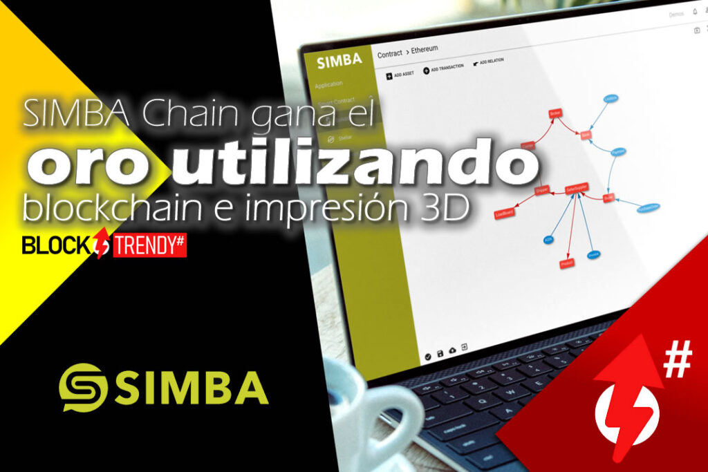 SIMBA Chain gana el oro utilizando blockchain e impresión 3D | BlockTrendy News