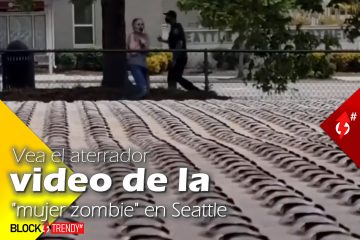 Vea el aterrador video de la "mujer zombie" en Seattle